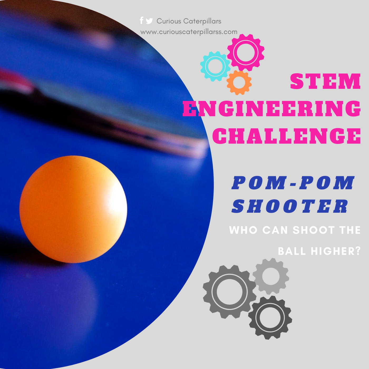 Pom-Pom Ball Shooter STEM Engineering Challenge - KidPillar